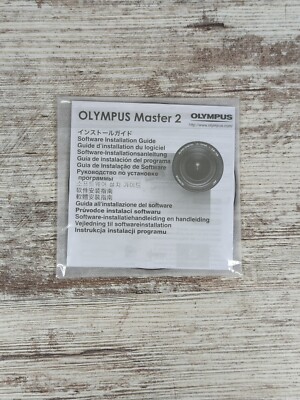 Olympus Master 2 Software Editing & Managing Images Windows Macintosh ...