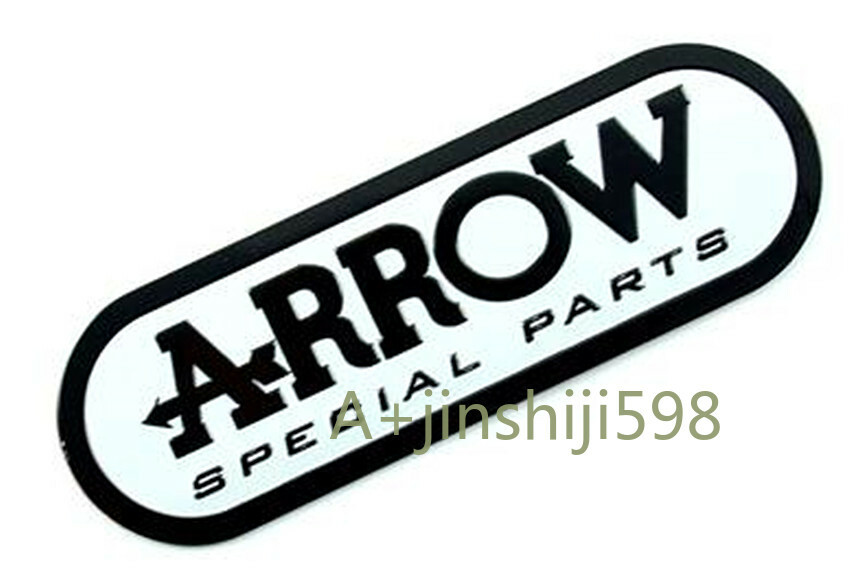 3D Motorcycle ARROW Aluminium Heat-resistant Decal Exhaust Racing Pipe ...