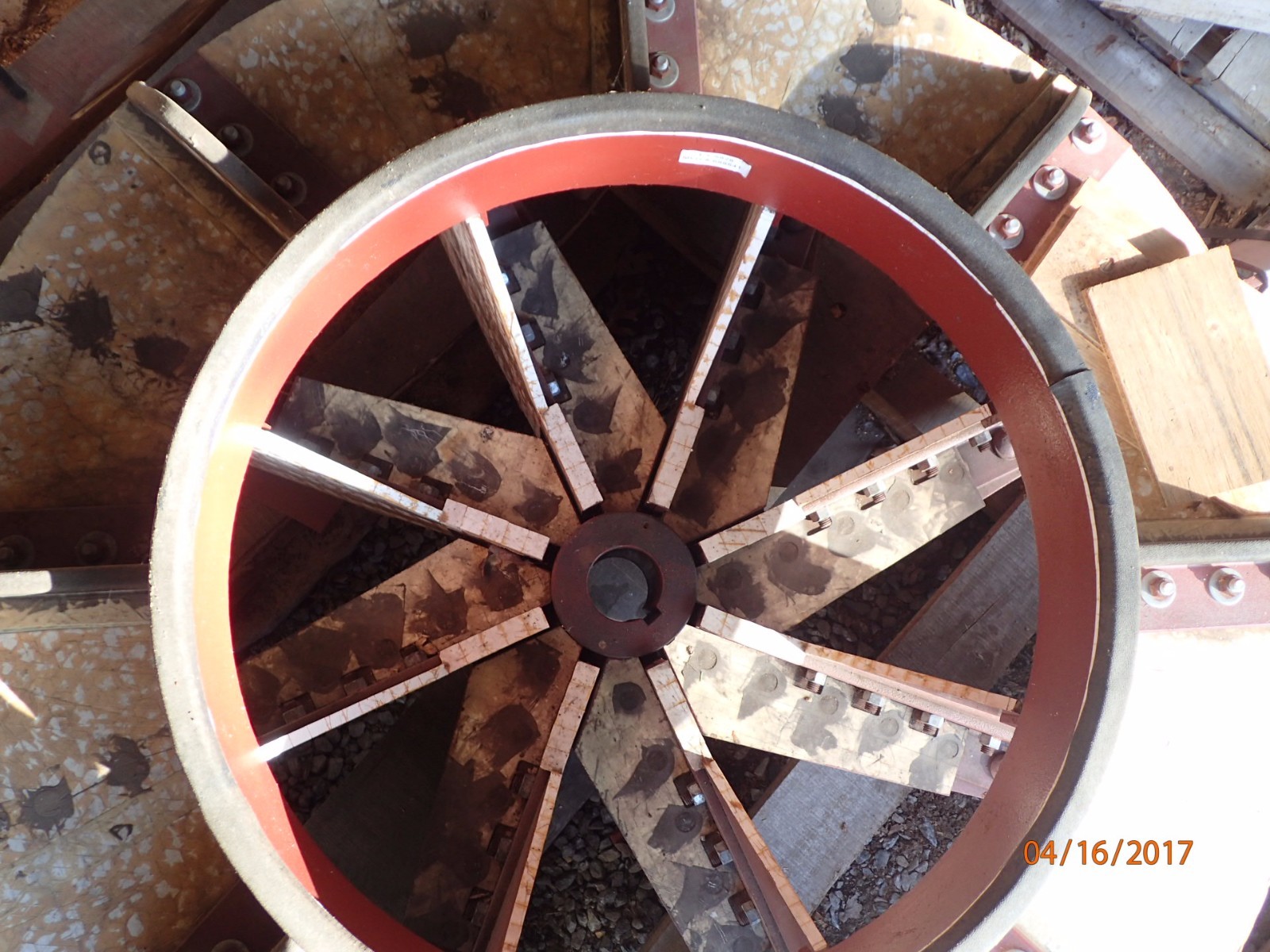 C-E Raymond, ABB, Alstom, Coal Mill Exhauster Fan Wheel 80" Diameter ...