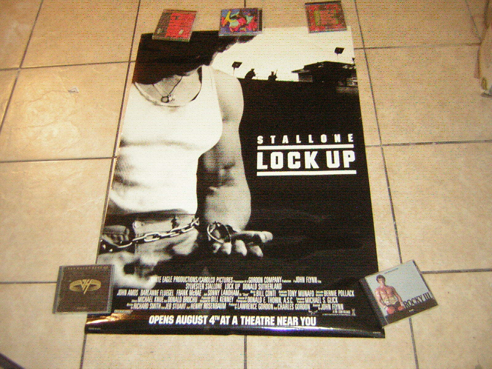 LOCK UP POSTER ONE SHEET 1989 SYLVESTER STALLONE DONALD SUTHERLAND ...