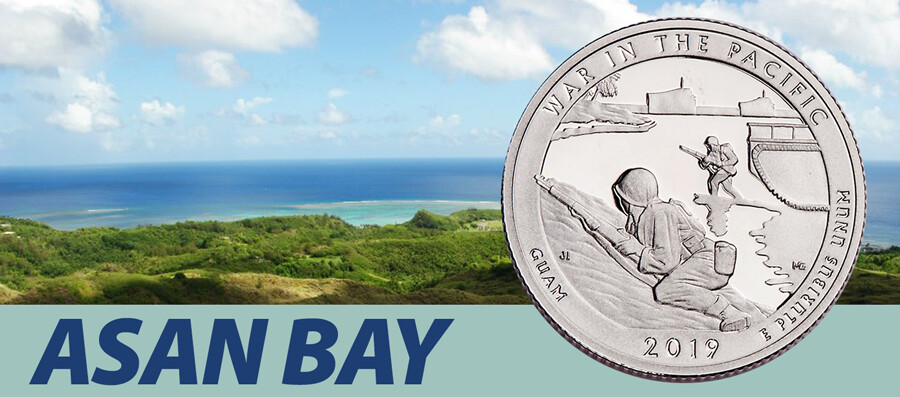 2019 P&D War In the Pacific Guam National Park Quarters American The ...