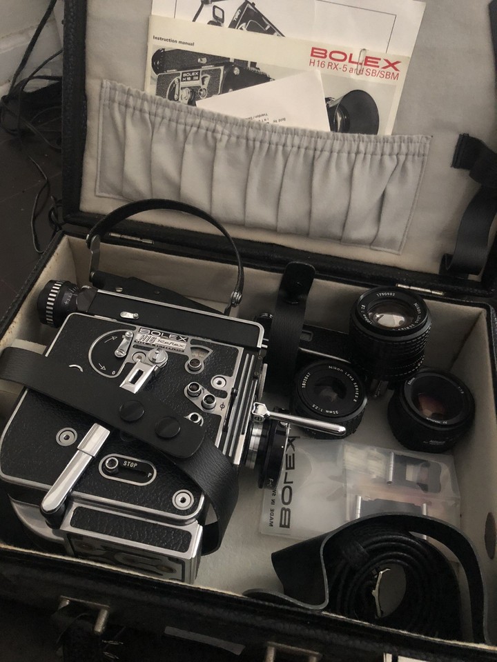 Bolex H16 Reflex 5 camera with a 13X Finder With Nikon Lenses | eBay