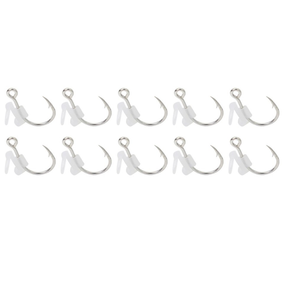 Rig Replacement Night Fishing Hooks Barbed Offset Design Flexible Rig ...