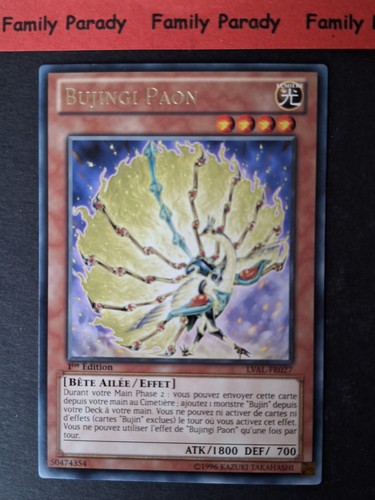Bujingi Peacock LVAL-FR027 YuGiOh! Rare 1st Edition French | eBay