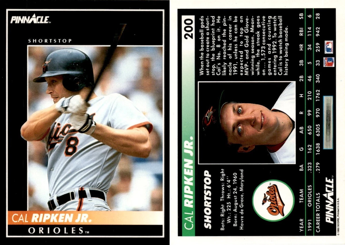 210 Cal Ripken Baseball Card