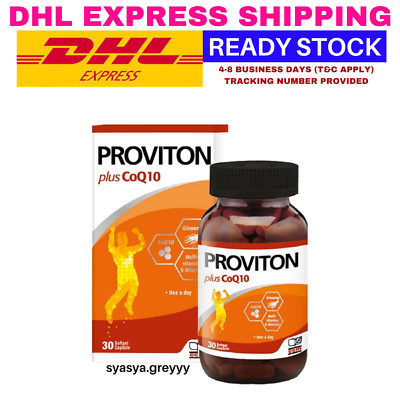 Original!! PROVITON MULTIVITAMIN COQ10 Ginseng Immune Energy Booster 30 ...