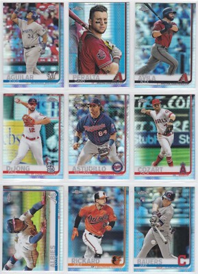 2019 Topps Chrome Baseball Prism Refractor You Pick the Card Finish ...
