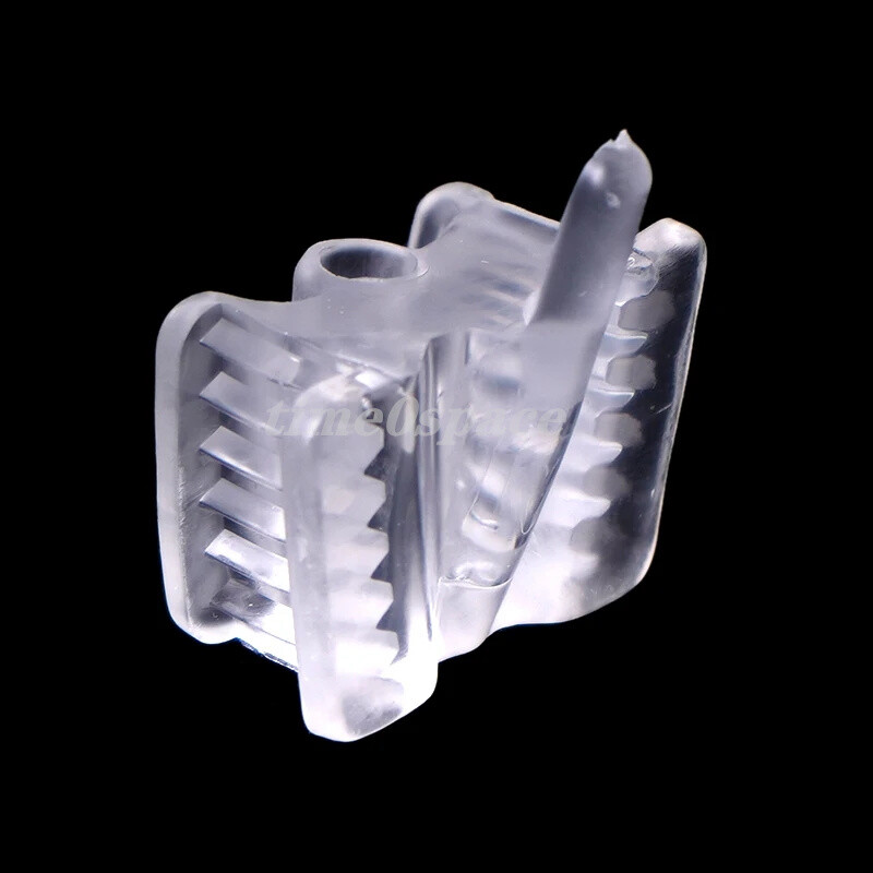 Dental Silicone Bite Block Hole Mouth Opener Occlusal Pad Cheek ...