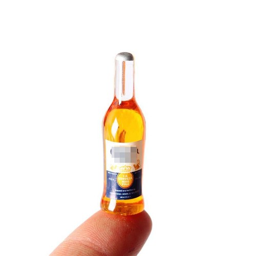 5pcs Beer Bottle 1/6 1/12 Dollhouse Miniature Drinks Alcohol Coro ...