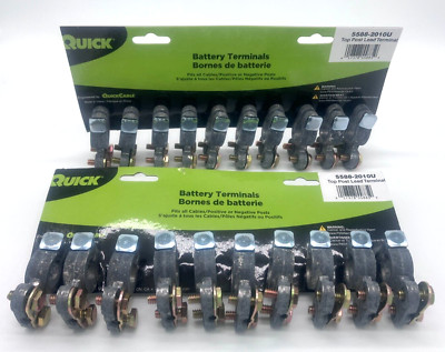 20 Pack Universal Top Post Battery Lead Terminals Fit 6 AWG to 2/0 AWG ...