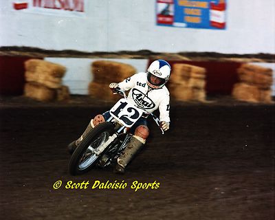 1980'S Ted Boody AMA Flat Track Motorcycle 8 X 10 Photo From Ascot | eBay