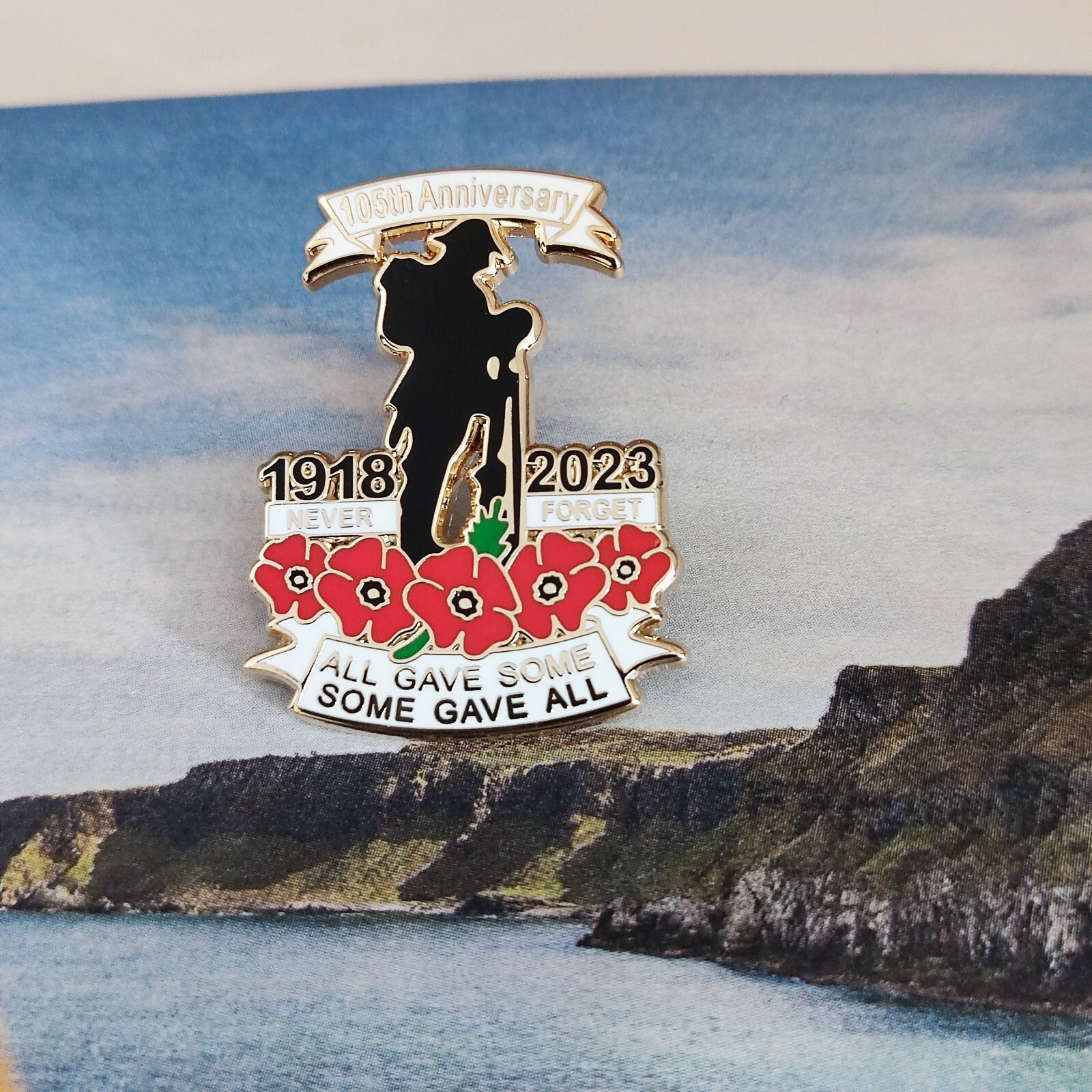 2023 UK Remembrance Pin Badges Poppies Veterans Memorial Millitary Pin ...