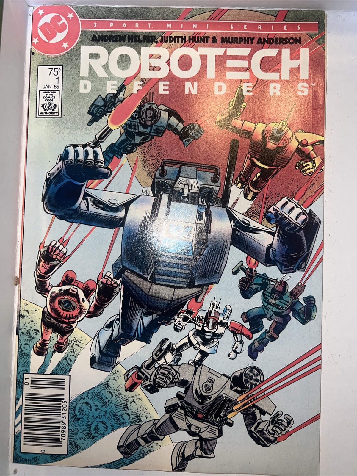 Robotech: Defenders #1 Jan. 1985 DC Comics BAGGED BOARDED | eBay
