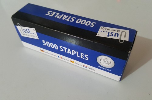 New Staples NO.56 (26/6) BOX OF 5000 Stationary School College Office ...