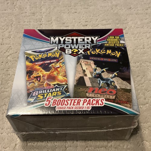 Pokémon Mystery Power Box Chase Pack Seeded 1:10 (5 Booster Packs) NEW ...