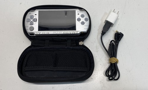 Sony PlayStation PSP Handheld Console (PSP-2001) Satin Silver with ...