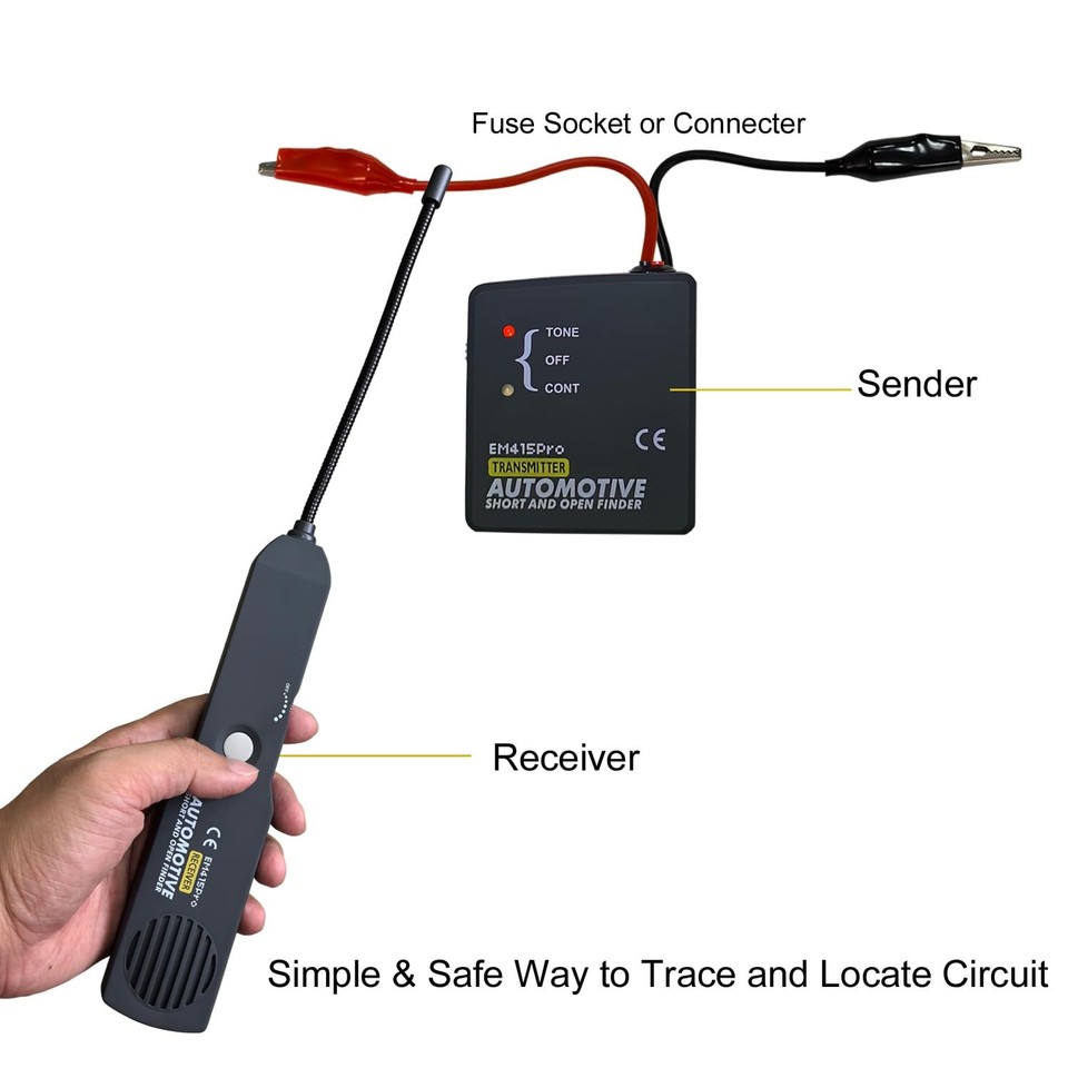 Automotive Short & Open Finder Electrical Circuit Tester Cable Wire ...