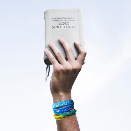Colorful Silicone Bracelets Christian Jesus Wristbands for Men Women ...