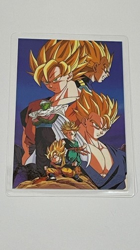 4 Dragon Ball Z Amada Laminated Cards Lami Cards Gohan Goku Piccolo ...