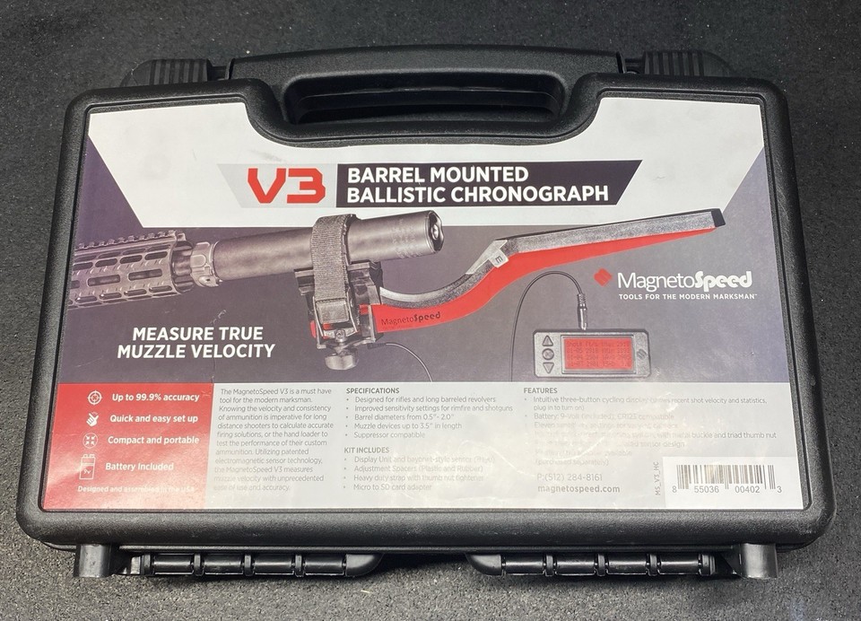 MagnetoSpeed V3 Ballistic Chronograph In Hard Case | eBay