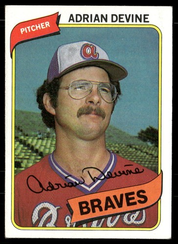 Adrian Devine 1980 Topps #528 Atlanta Braves Baseball Card | eBay