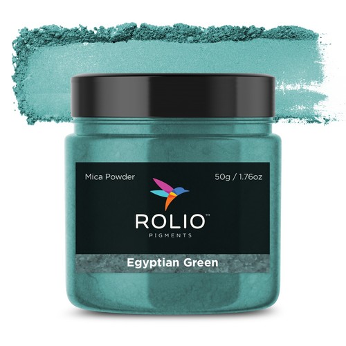 ROLIO Mica Powder Egyptian Green 50g - For Epoxy Resin, Candle ...
