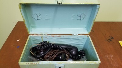 Vintage Telephone Lineman's Repair Kit Headset Line Tester And More | eBay