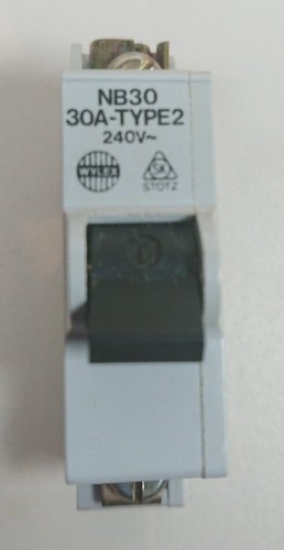 Wylex NB Series MCB - NB05 5 amp - NB15 15amp - NB30 30 amp - NB40 40a ...