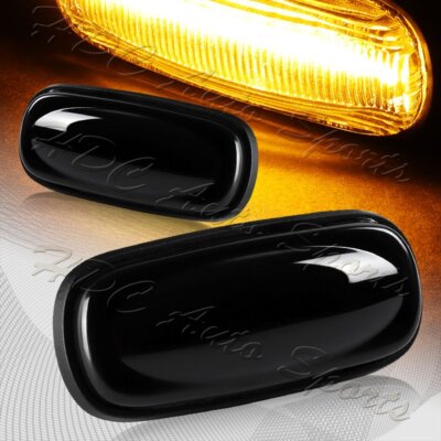 For Land Rover Defender Freelande Smoke Amber LED Turn Signal Side ...