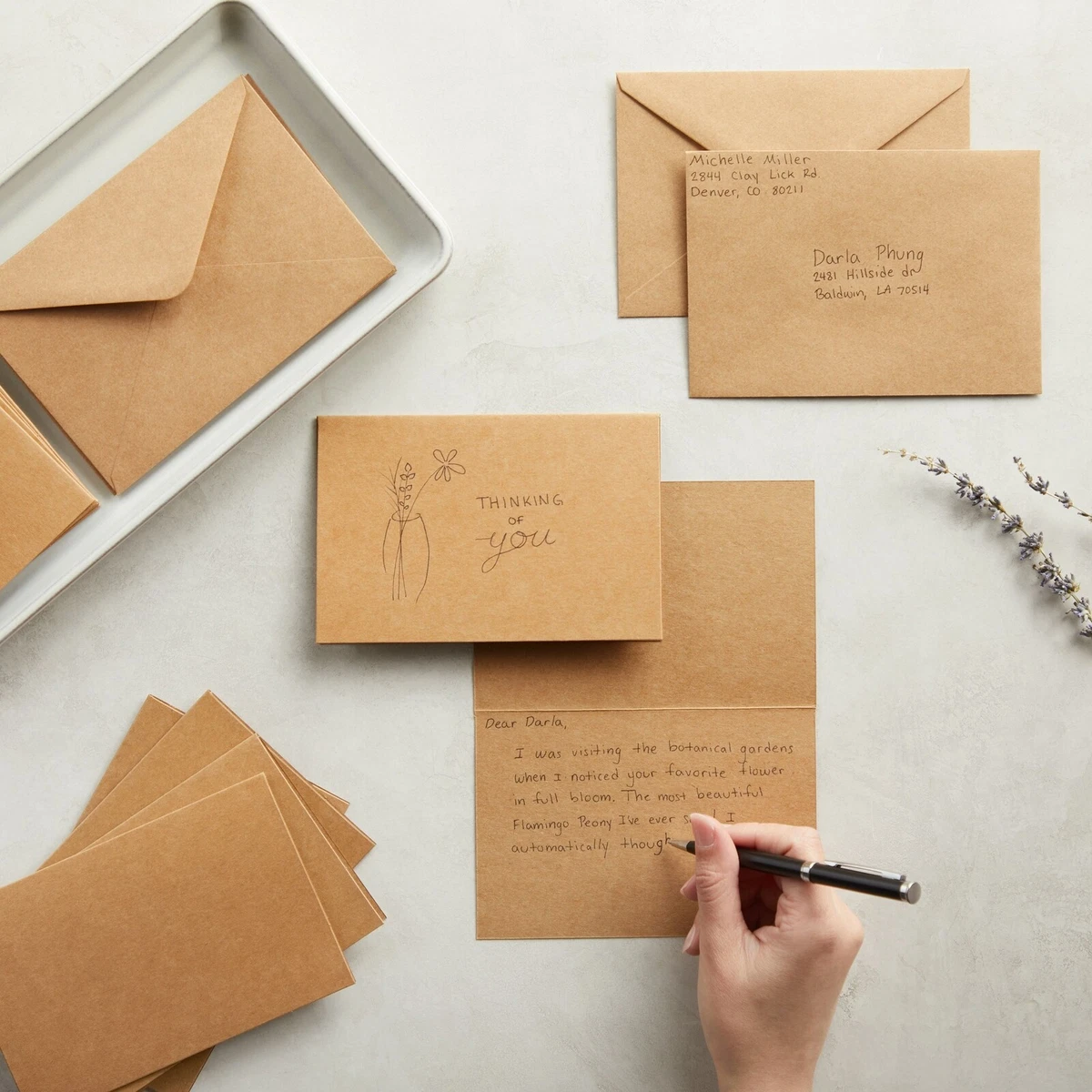 Blank Message Cards Without Envelopes
