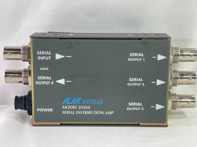 AJA D5DA 1x4 SDI Distribution Amplifier Re-Clocking Multi-Format – No ...
