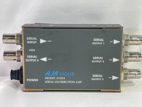 AJA D5DA 1x4 SDI Distribution Amplifier Re-Clocking Multi-Format – No ...