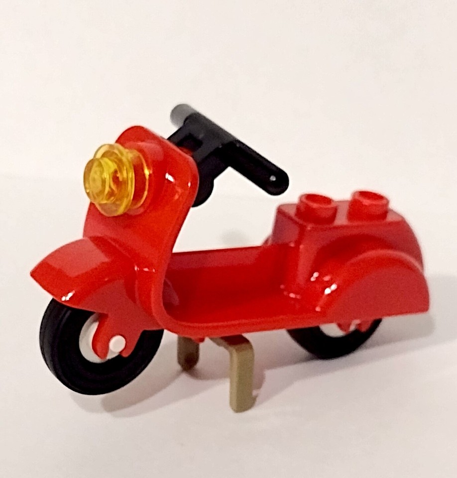 Lego Motorcycle Dirt Bike Scooter Minifigure Sport Ninja Police Bicycle ...