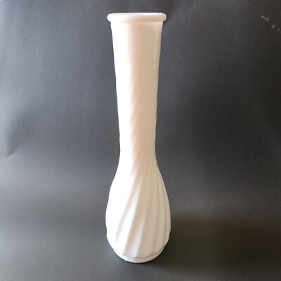 Vintage Hoosier Milk Glass Vase Number 4094 White 9 Inch White | eBay