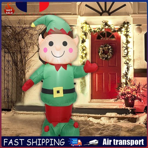 Inflatable Air Blown Up Elf 1.5M Cartoon Giant Elf Christmas Gift (US ...