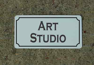 ART STUDIO Metal Sign | eBay