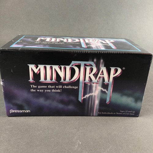 Vintage Mindtrap Mind Trap Classic Puzzle Card Game Pressman 1996 NEW ...