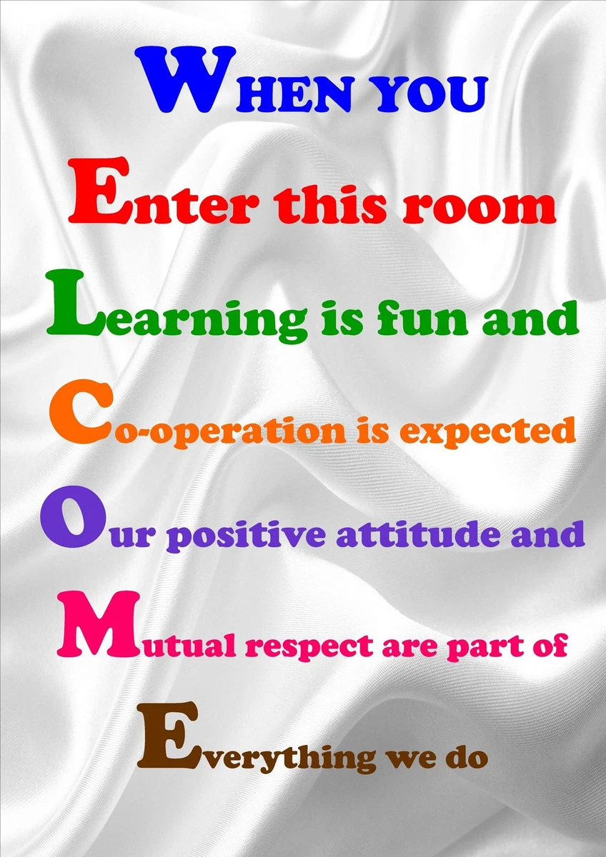 Learning Is Fun Poster