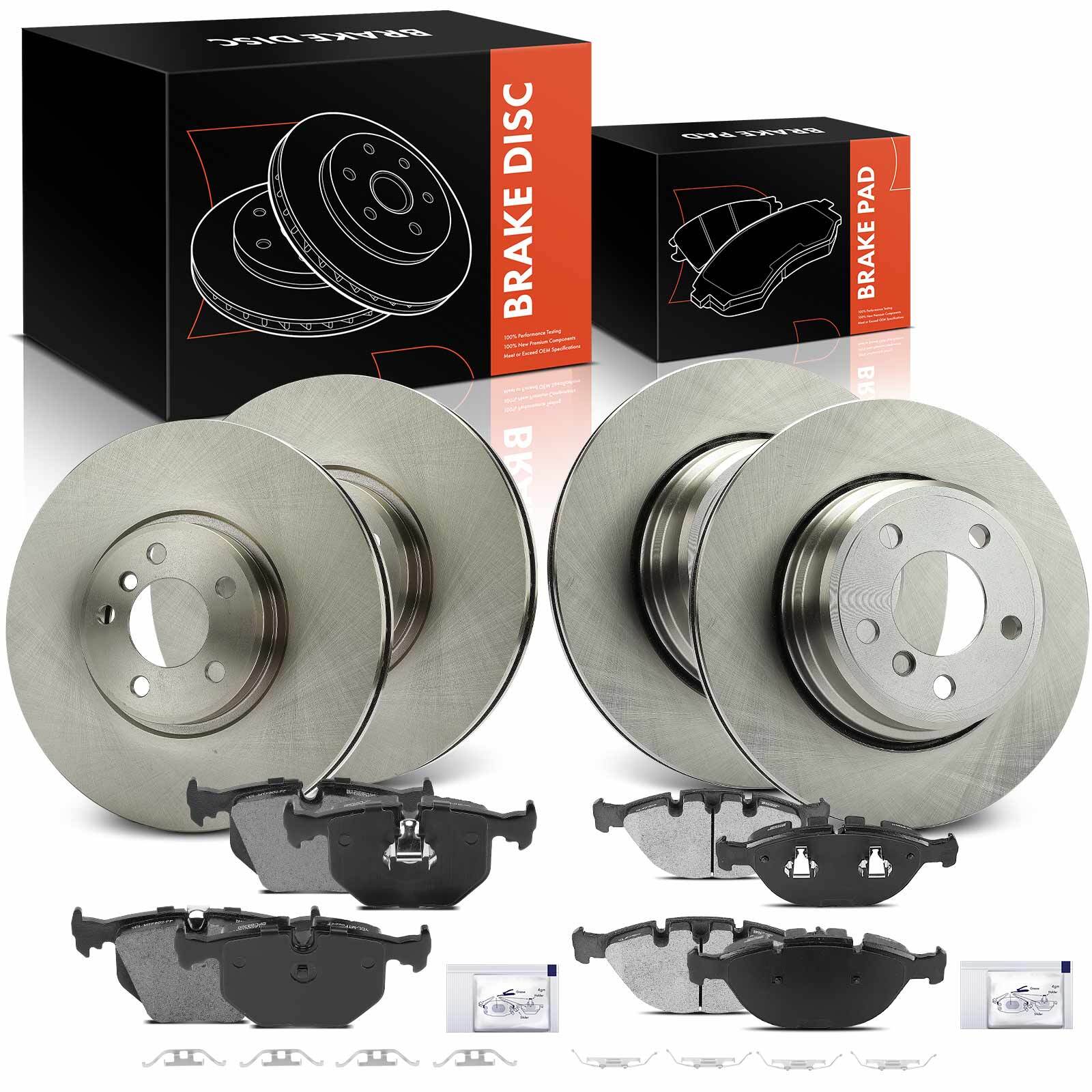 12Pcs Disc Brake Rotors & Brake Pad for BMW X5 2002 2003 2004-2006 ...