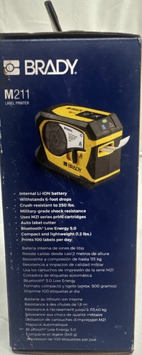 Brady M211 Portable Bluetooth Label Printer With A Mobile APP .A3 | eBay