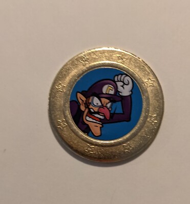 SUPER MARIO WONDER BALL COLLECTOR COIN Waluigi | eBay