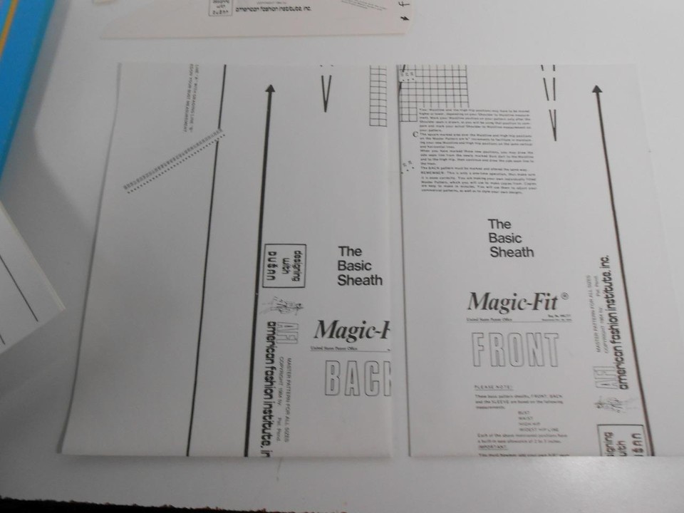 1984 Designing with Dusan The New Magic-Fit Master Pattern AFI Complete ...