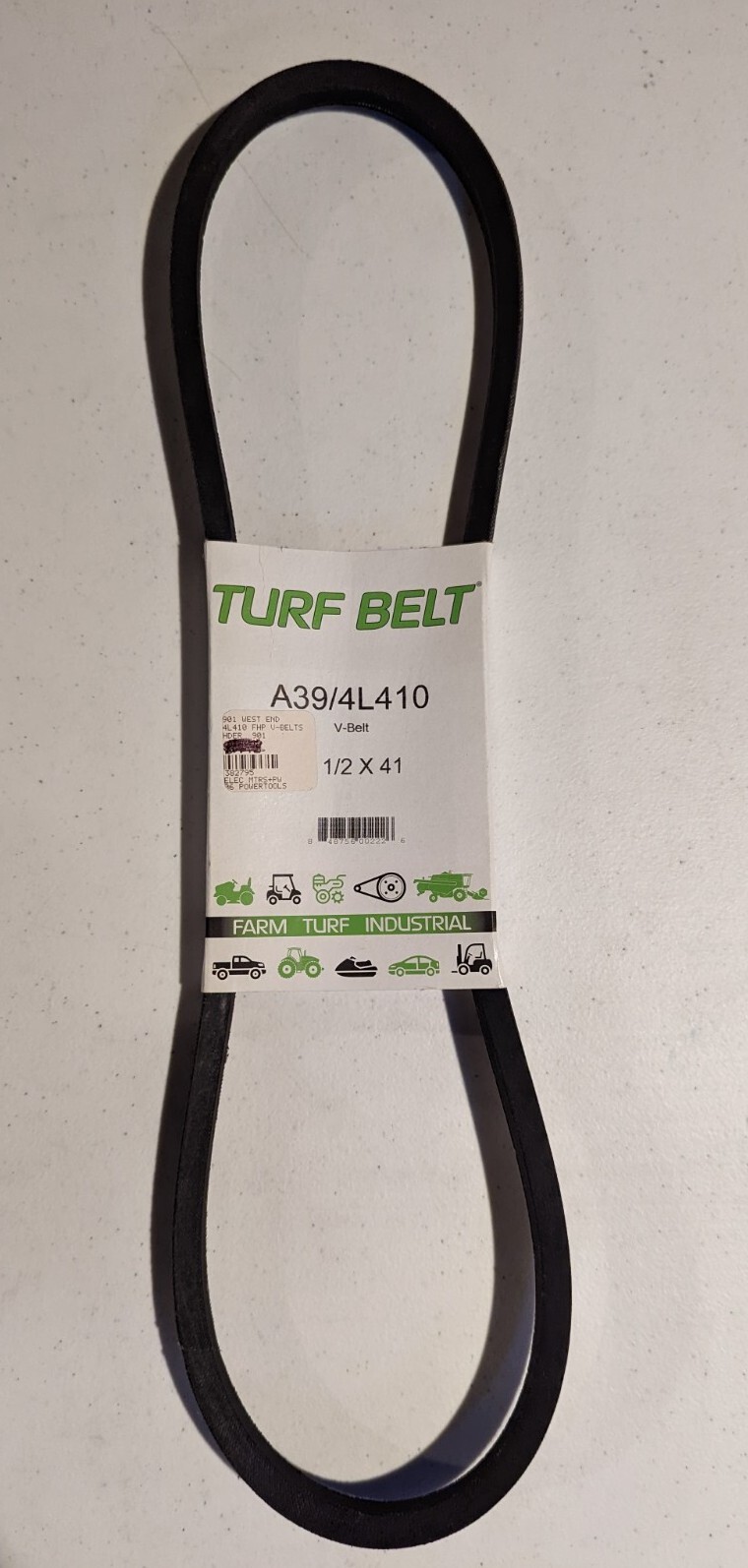 Turf Belt A39/4L410 1/2 x 41 V-Belt | eBay