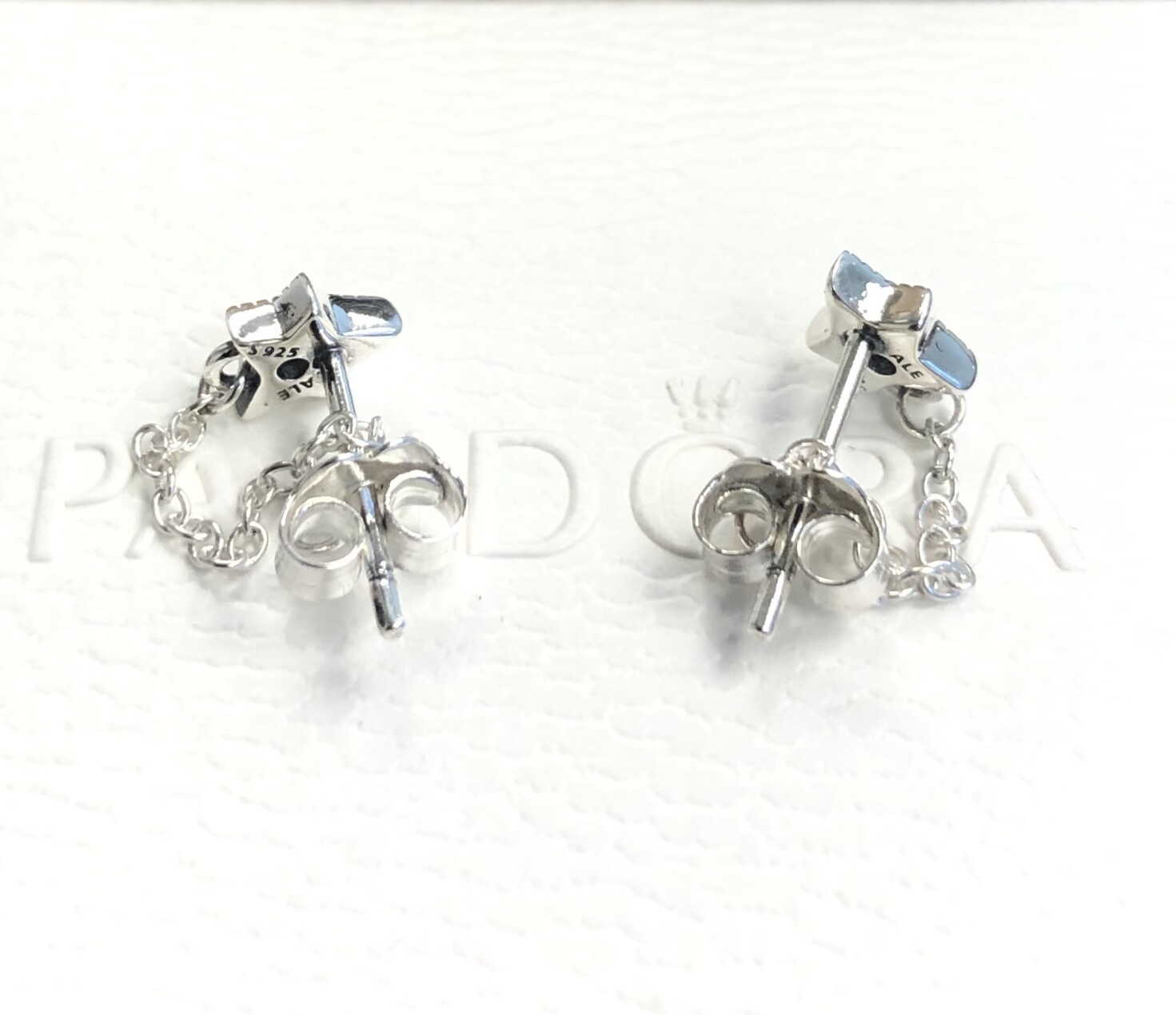 Pandora Celestial Stars, Stud Earrings, Clear CZ #298604C01 +Free Gift ...