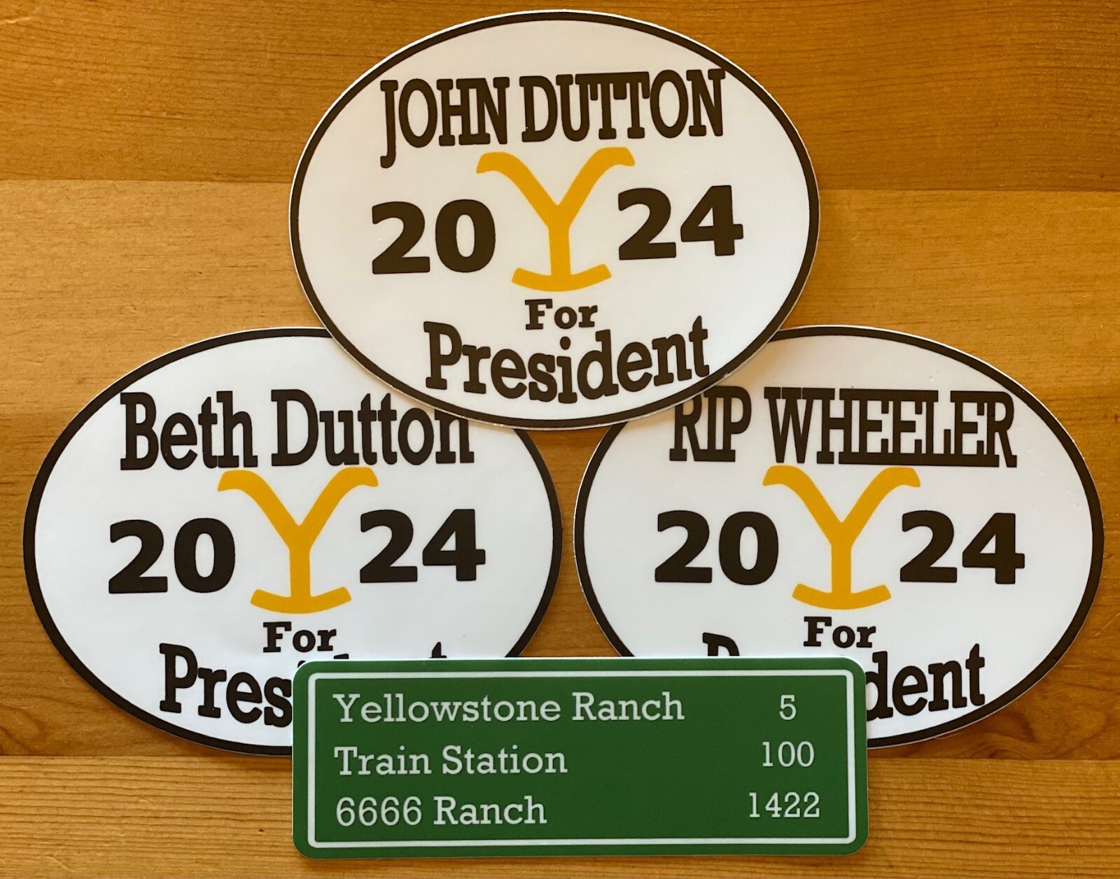 Yellowstone Sticker - John Dutton, Beth Dutton and Rip Wheeler for ...