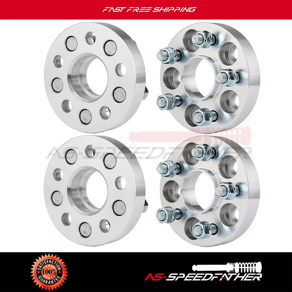 4Pc 1" (25mm) Hubcentric 5x100 Wheel Spacers fits 1993-2014 Subaru ...