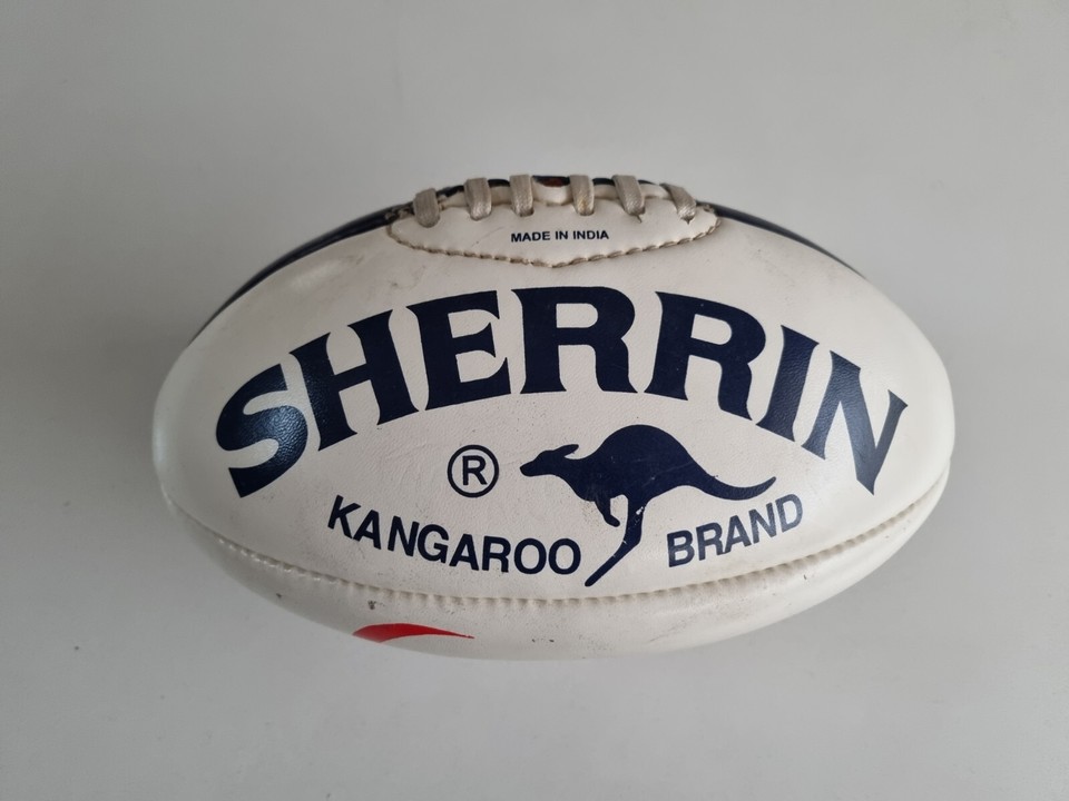 Geelong Cats Sherrin football AFL footy ball kangaroo brand | eBay