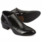 Mooda Mens Leather Zip Ankle Boots Classic Formal Lace up Dress Shoes ...