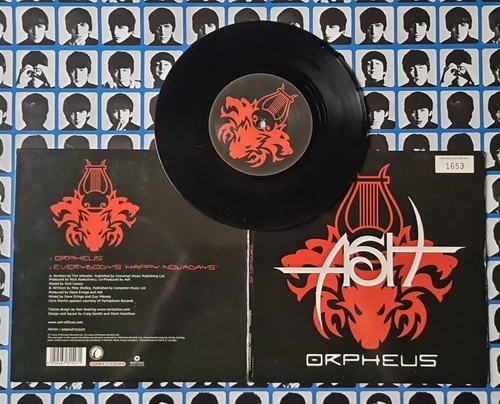 Ash Orpheus 2004 Numbered PS UK 7" Vinyl Chris Martin Coldplay ...
