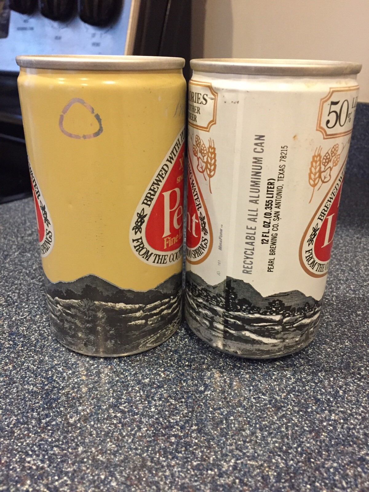 Pearl Beer Cans - Set Of 2 | eBay